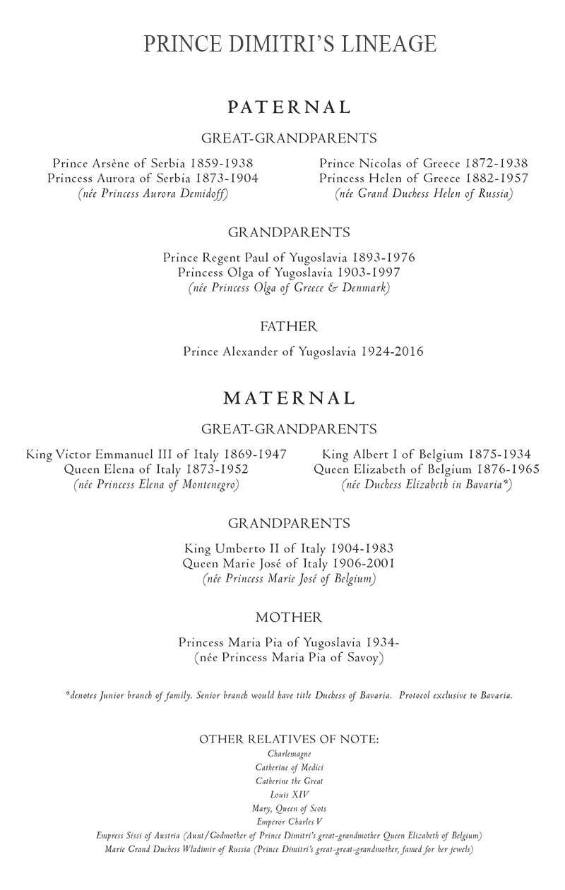 Prince Dimitri - Prince Dimitri Jewellery